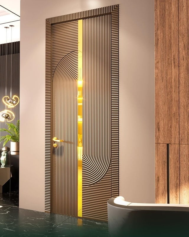 Fluted Doors – Modern, Textured & Elegant Door Designs