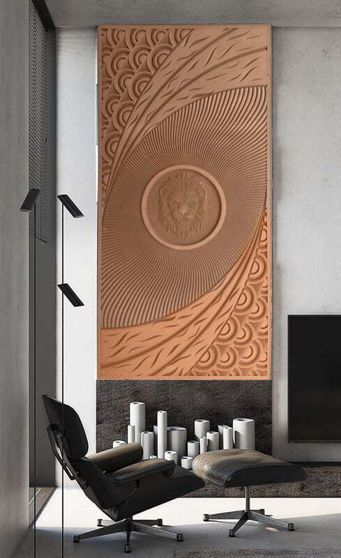 3D HDHMR Wall Panels 3DHWP028